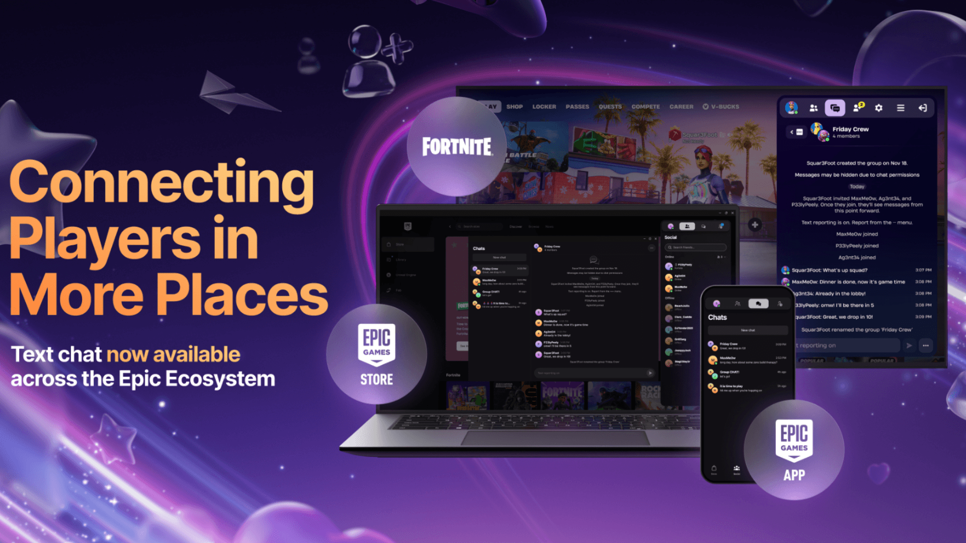 Epic Games Expands Cross-Platform Text Chat | GAMES.GG