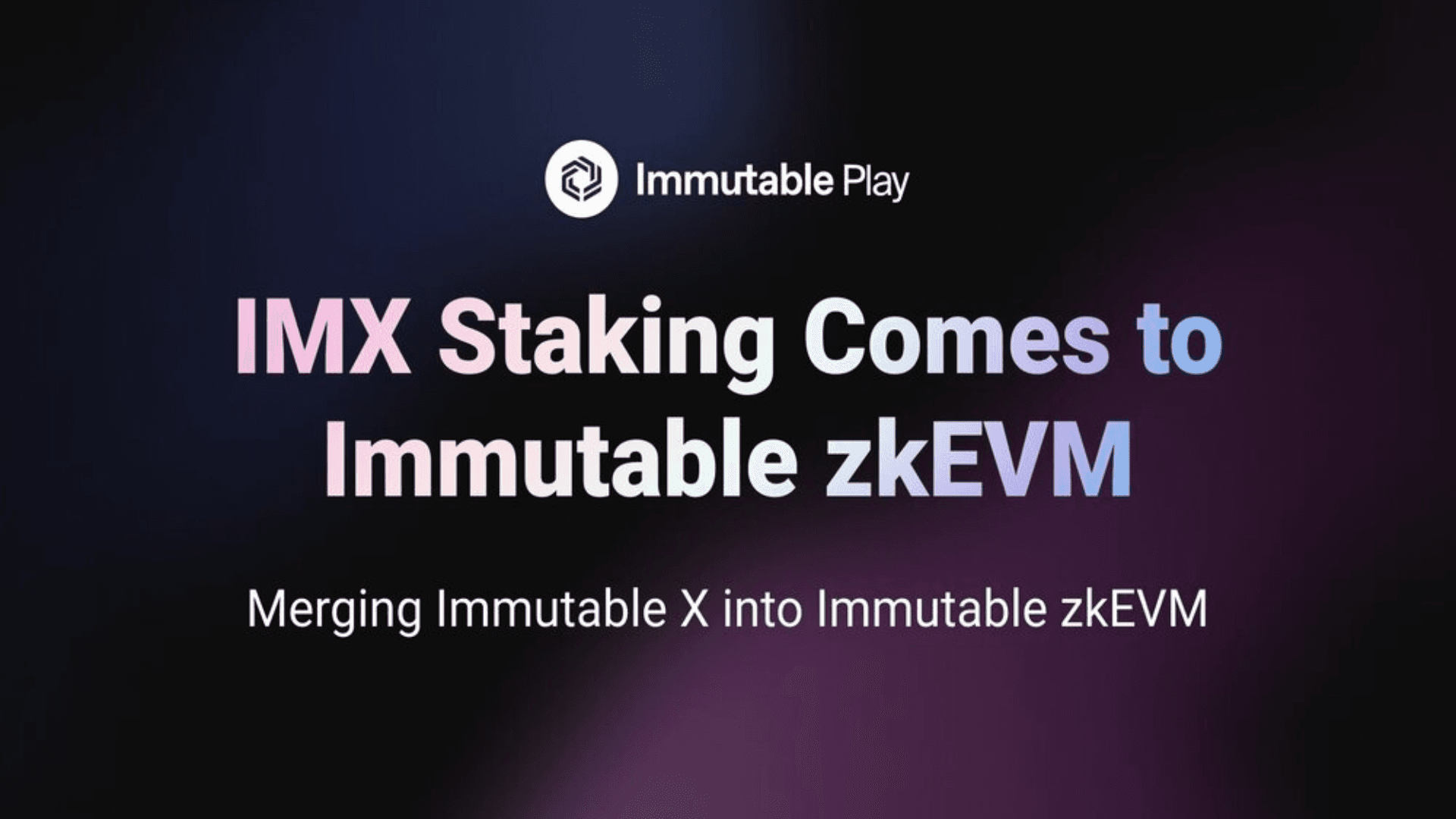 IMX Staking Comes to Immutable | GAMES.GG