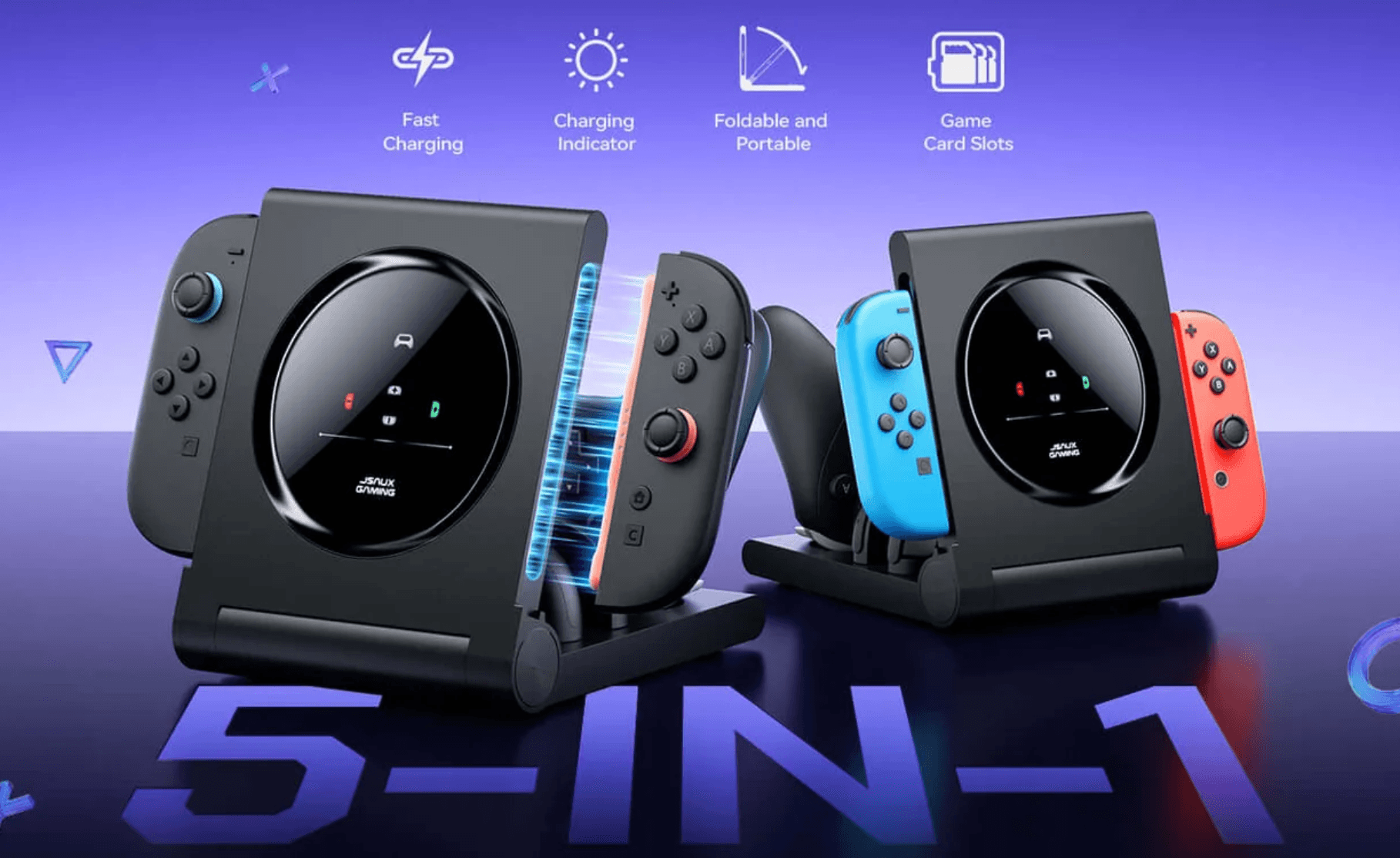 JSAUX Multi-Controller Energy Station for Switch 2 Review 2026 | GAMES.GG