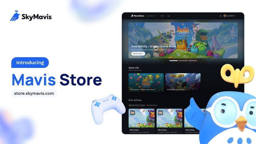 Sky Mavis presenta Mavis Store | GAMES.GG
