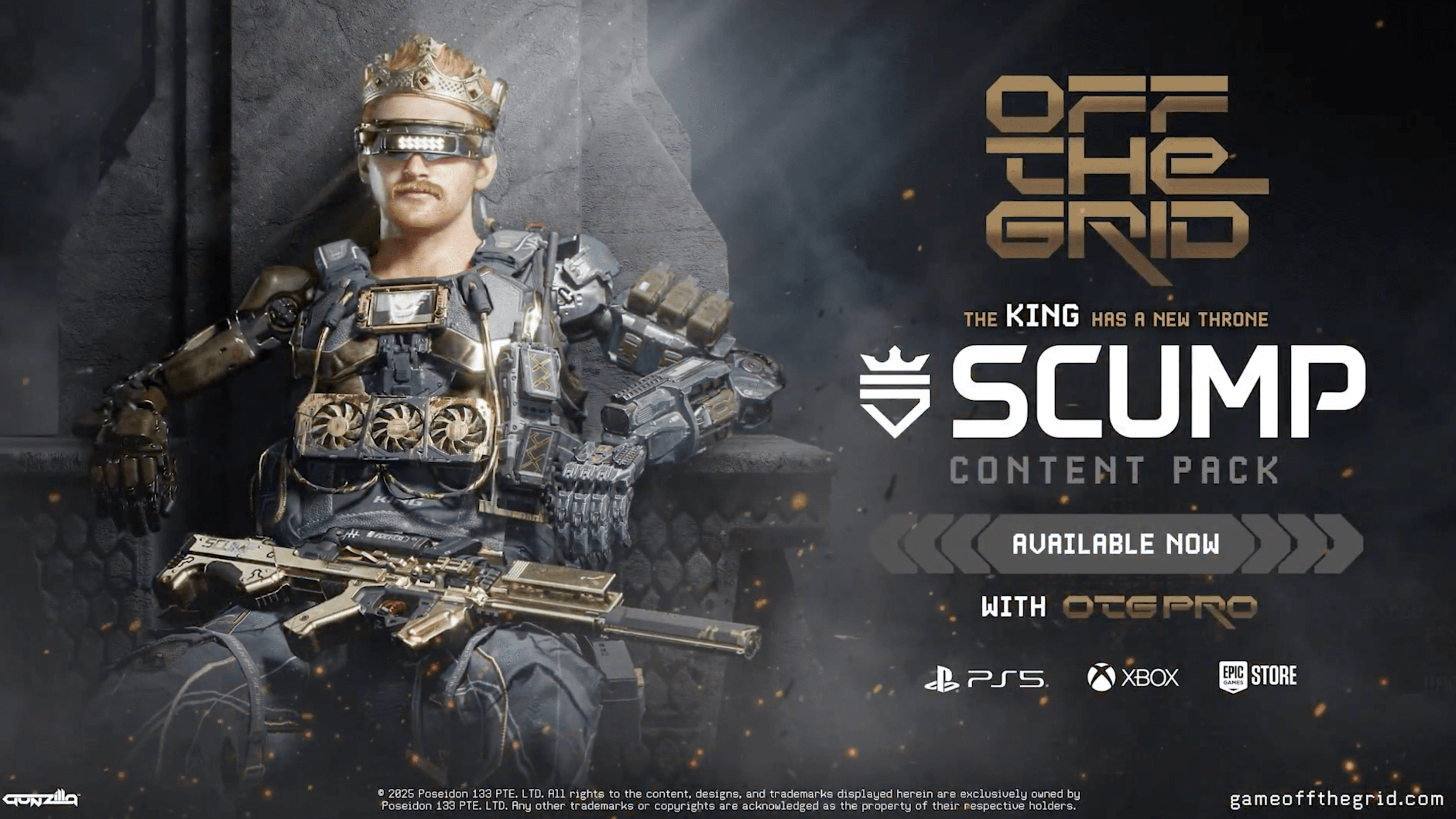 Off The Grid 新增 Scump 皮肤：全新内容包现已推出 | GAMES.GG