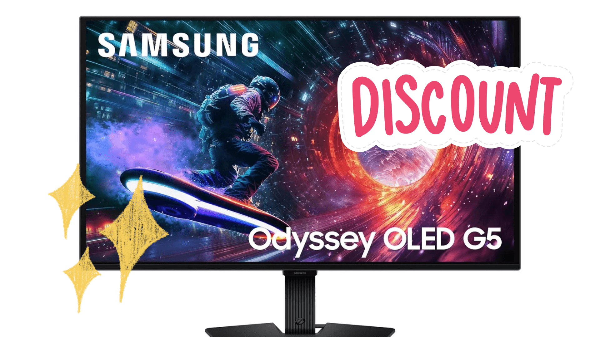 Samsung 27″ Odyssey OLED G5 Gaming Monitor Now $350 | GAMES.GG