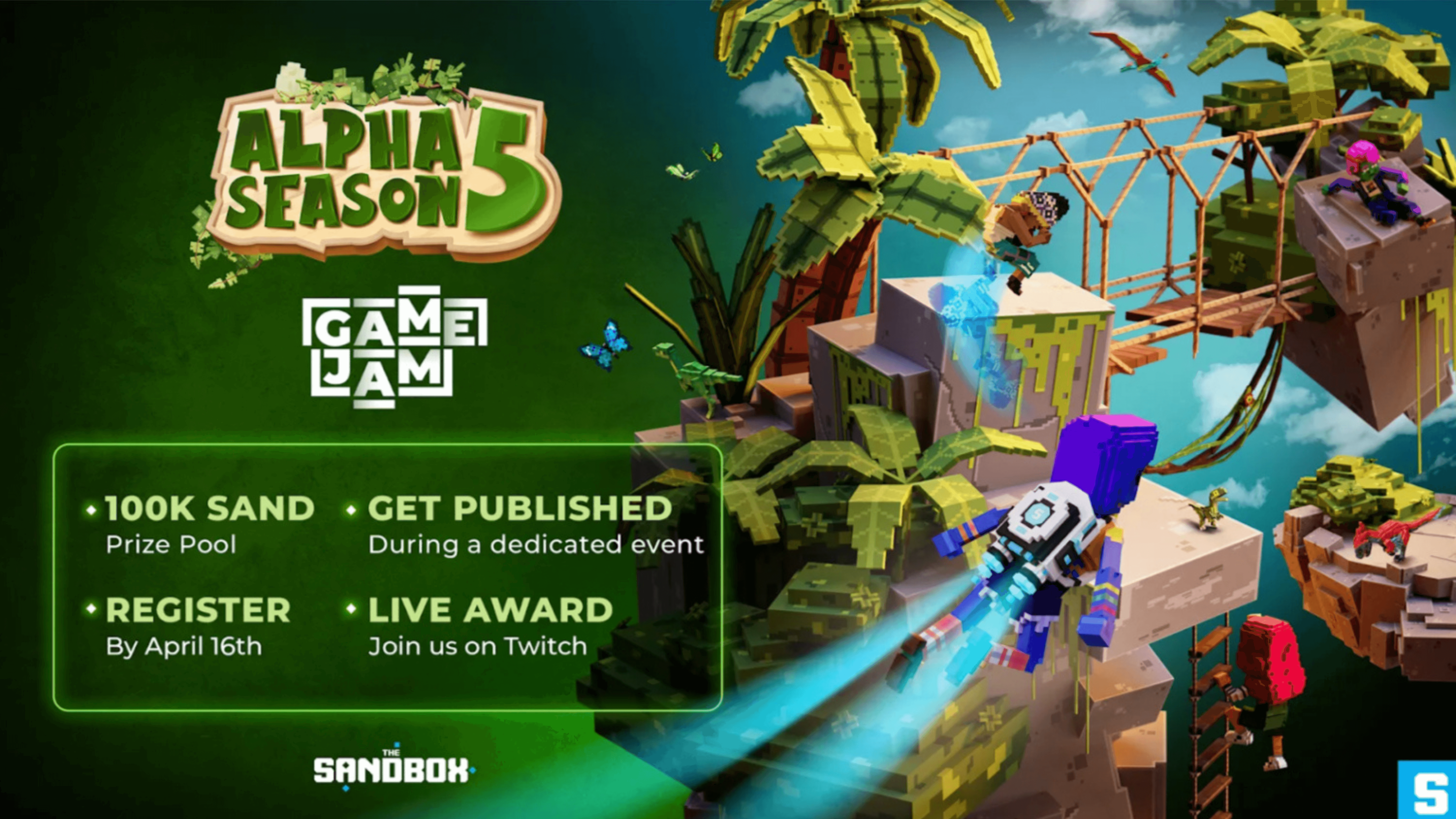 The Sandbox 賽季 5 開跑，總獎金 10 萬 SAND | GAMES.GG