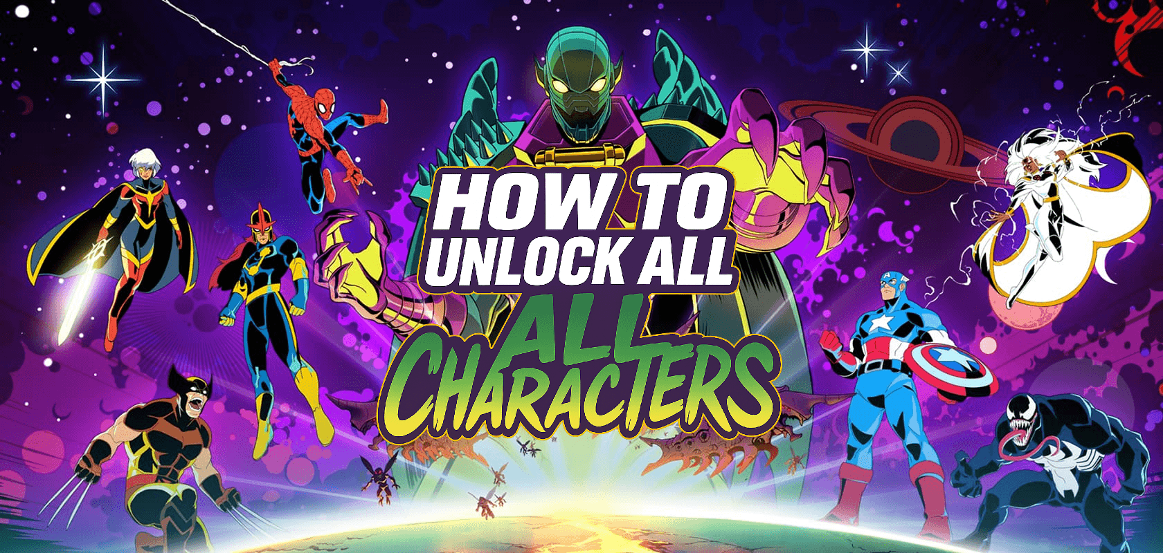 How to Unlock All Characters in Marvel Cosmic Invasion | GAMES.GG
