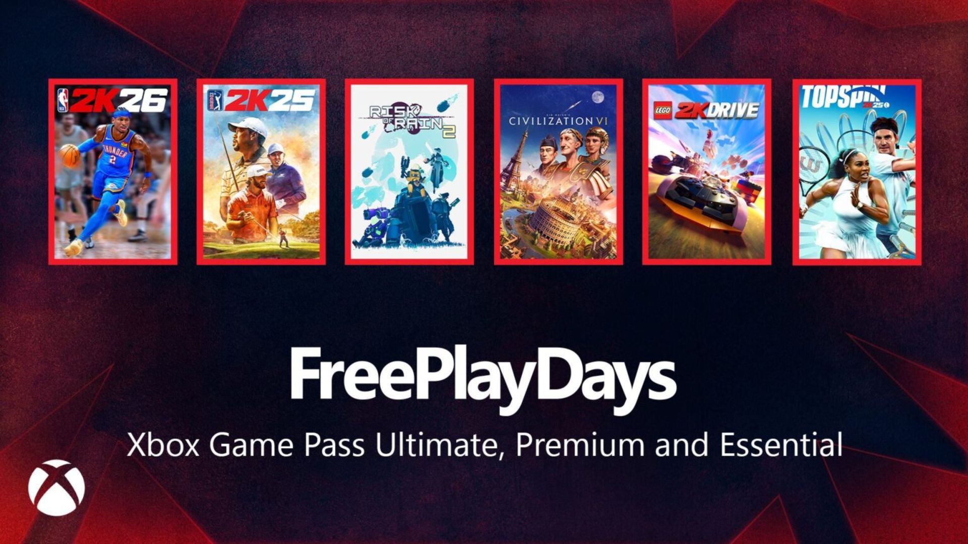 Xbox Free Play Days 2K Takeover 2026 | GAMES.GG