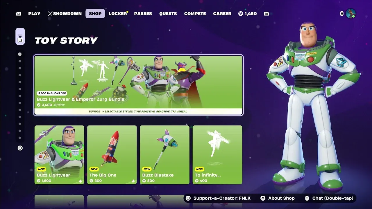 Fortnite Toy Story Skins: Buzz Lightyear and Zurg Are Here | GAMES.GG