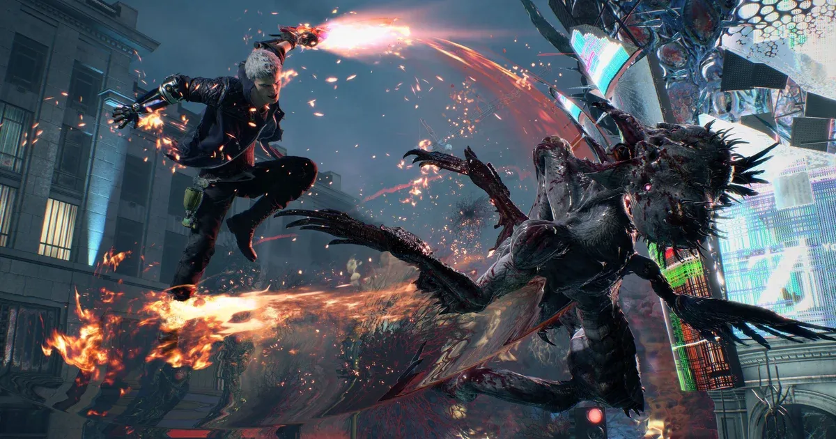 Devil May Cry 5 发售七年后创下年度销量新高 | GAMES.GG