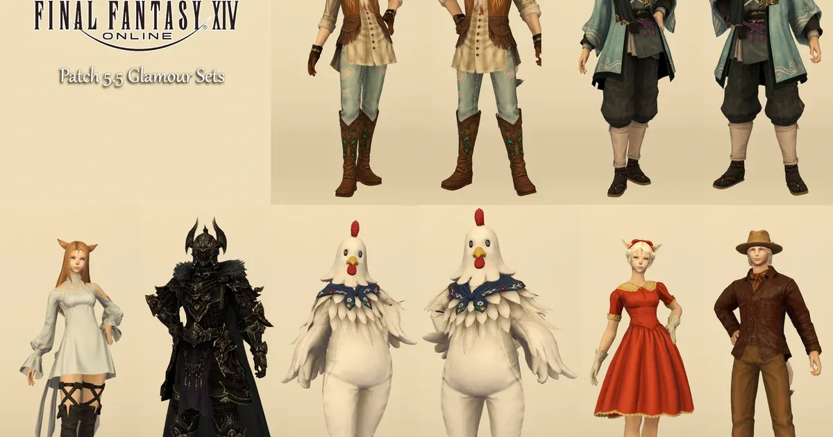 FFXIV Glamour System Overhaul: Best Outfits After Patch 7.4 Freedom ...