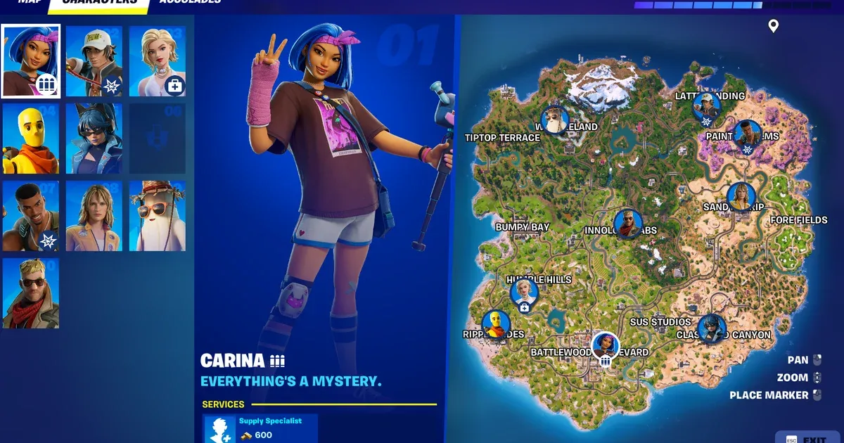 Fortnite Chapter 7 Season 2 Guide: All NPC Locations and Service | GAMES.GG