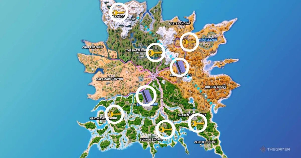 Fortnite Chapter 7 Season 3: Versteckter Tresor in Cluster Coast | GAMES.GG
