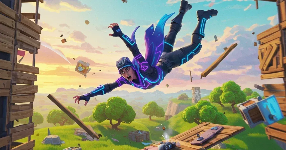 Fortnite removes fall damage deaths in Battle Royale | GAMES.GG