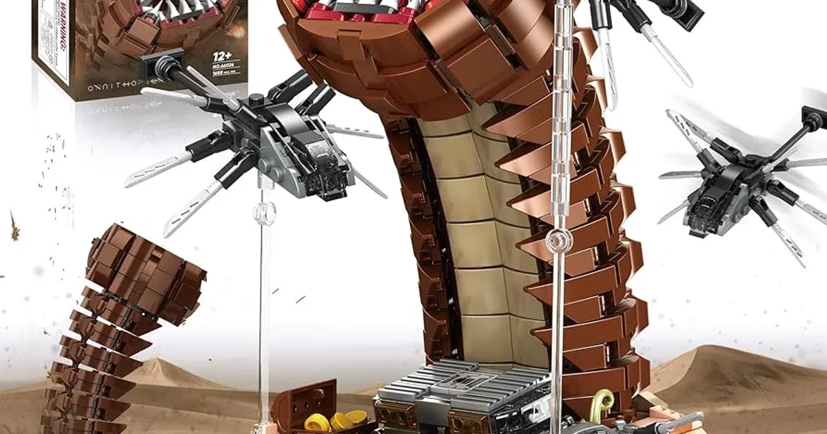 Set Lego Dune Sandworm: 1,837 piezas por $140 | GAMES.GG