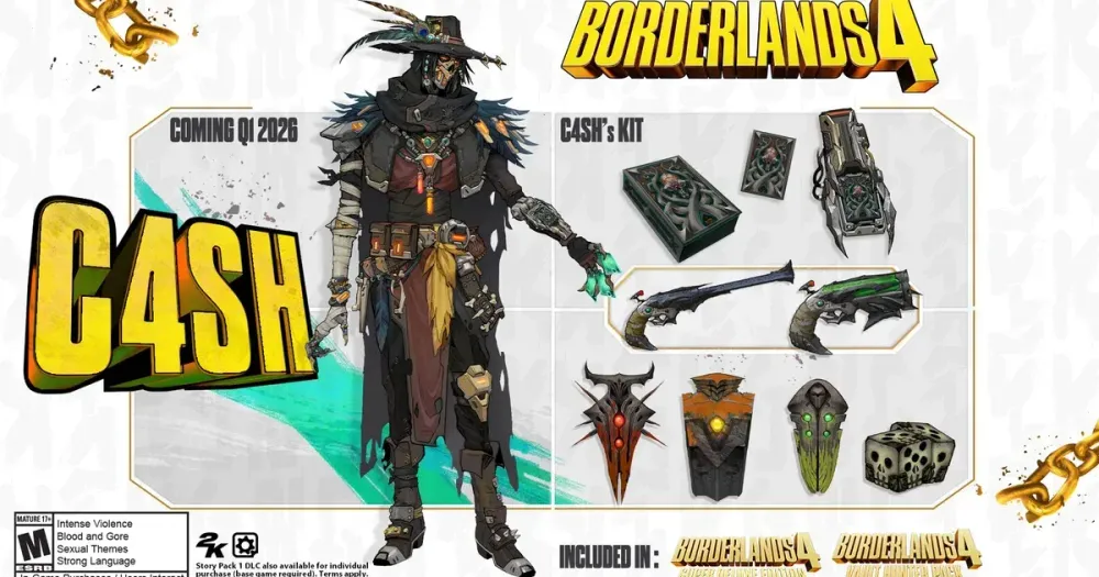 Borderlands 4 C4SH Skill Tree Guide: Actions, Passives [Guide] | GAMES.GG