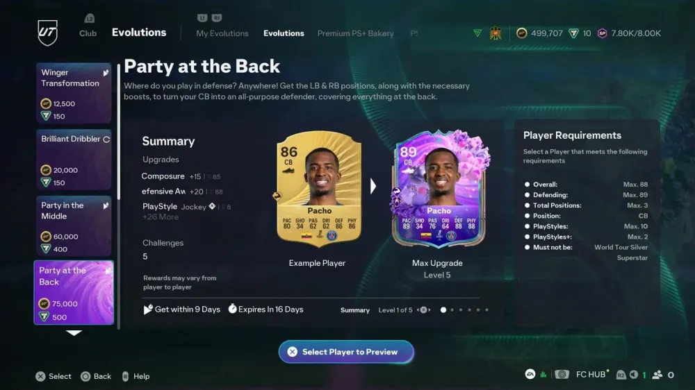 تحديث FC 26 Party at the Back Evolution: مارس 2026 | GAMES.GG