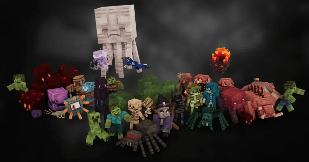 Minecraft Mobs: Passive Pigs to Hostile Piglin Brutes | GAMES.GG