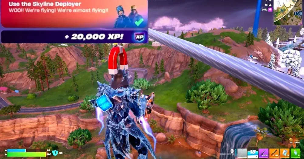 Fortnite Chapter 7 Season 2 Guide: How to Get Skyline Deployer | GAMES.GG