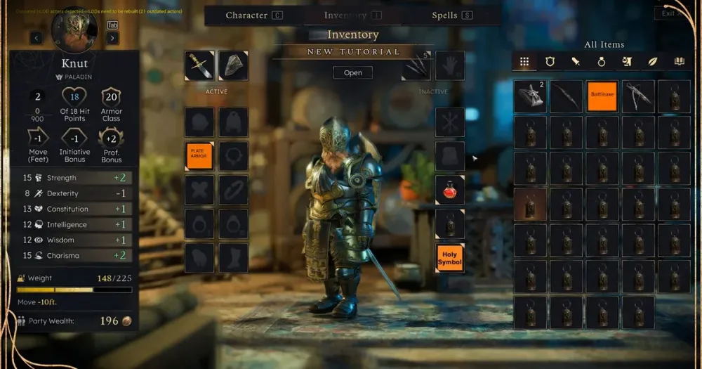 Solasta II Inventory Guide: Grid UI, Loot & Backpack Tips [Guide ...