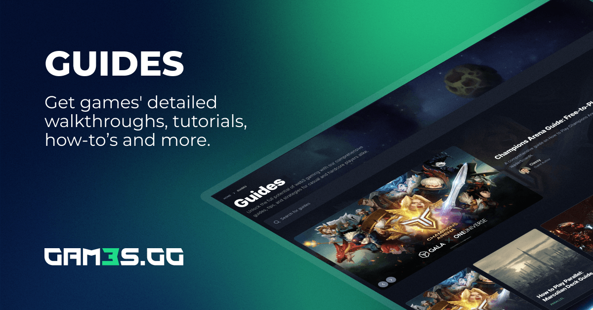 Game Guides & Walkthroughs - PC, Console, Mobile | GAMES.GG