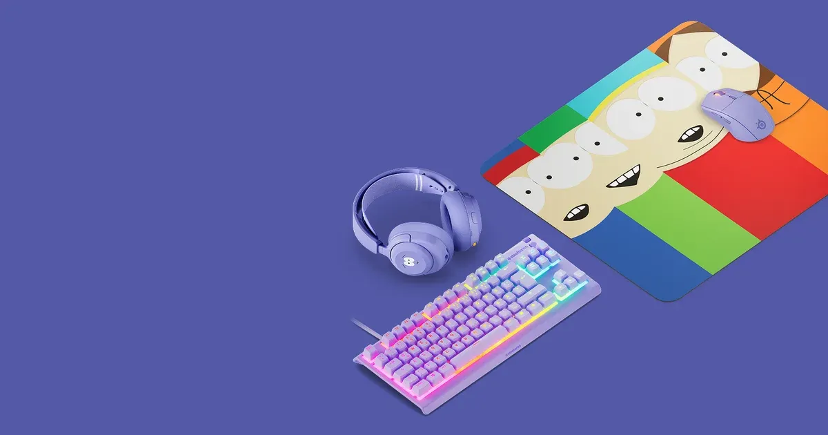SteelSeries South Park collab: Towelie mouse pad and headset | GAMES.GG