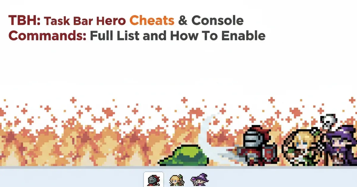 TBH: Task Bar Hero All Achievements Guide [56 Total] | GAMES.GG
