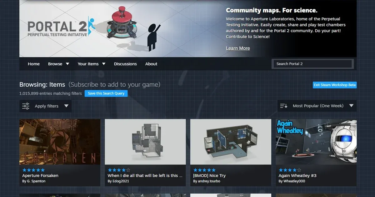 Valve Overhauls Steam Workshop With Completely Rewritten Pages | GAMES.GG