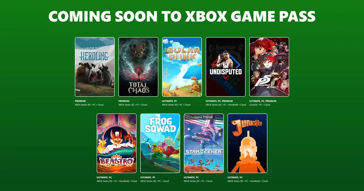 Xbox Game Pass New Games This Week: Persona 5 Royal, Wo Long & More ...